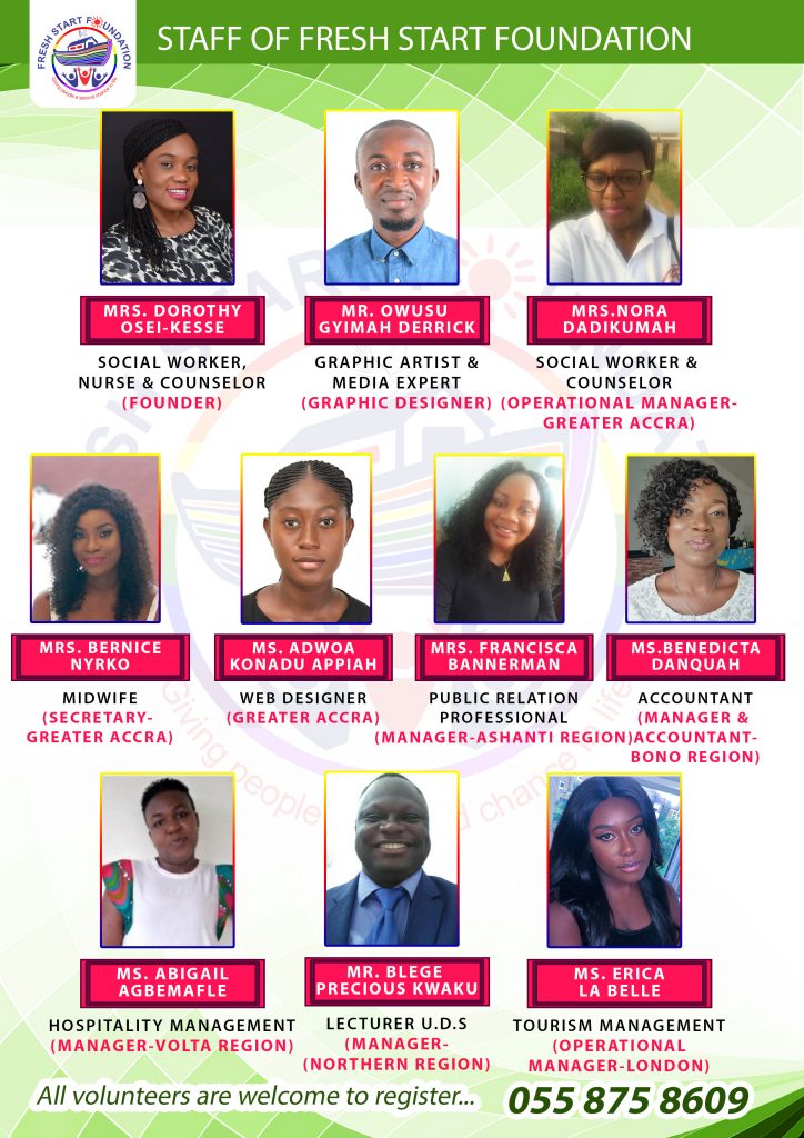 Our Team - Fresh Start Foundation