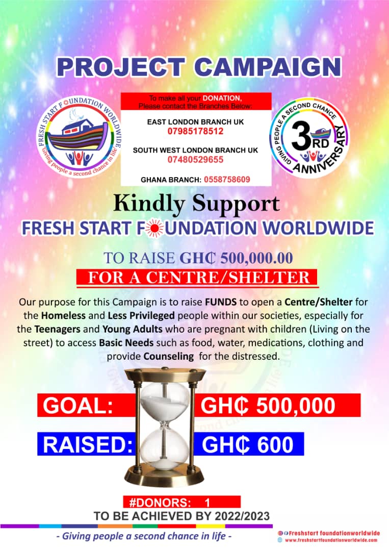 Project Campaign - Fresh Start Foundation